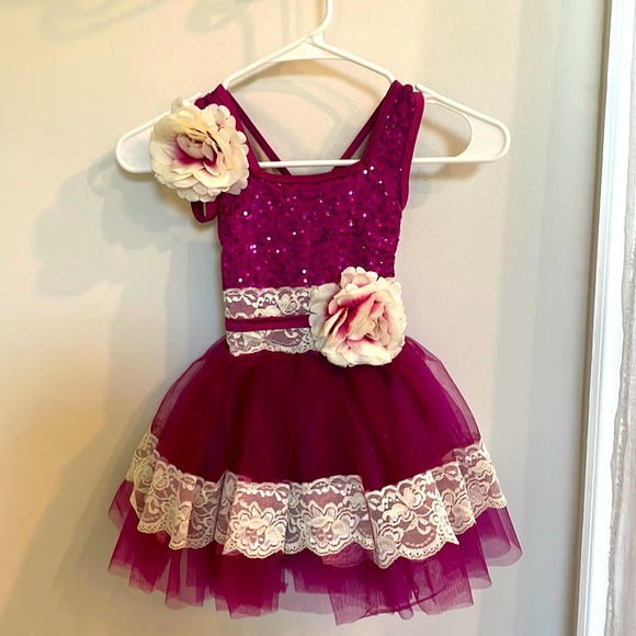Dresses | Ballerinatype Dress In Burgundy | Poshmark
